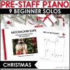 Pre-Staff Piano Christmas Sheet Music - 12 Pre-Reading Finger Number ...