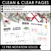 Pre-Staff Piano Christmas Sheet Music - 12 Pre-Reading Finger Number ...