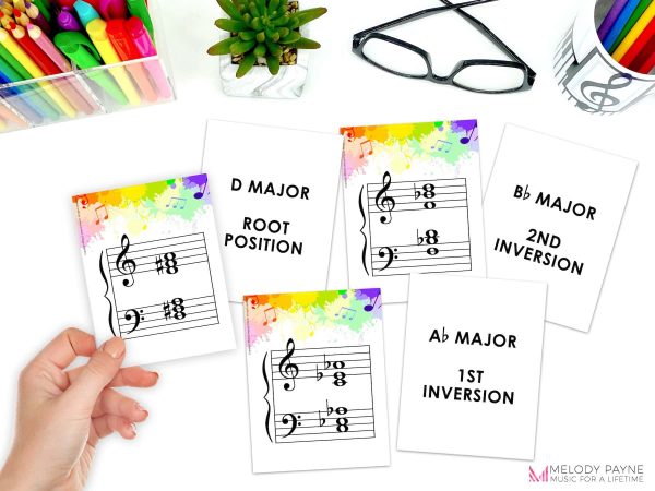 Teaching Major Chords and Inversions with Visual Aids - Melody Payne ...