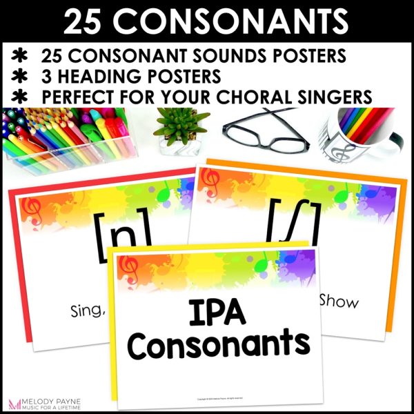 International Phonetic Alphabet IPA Posters Superstar Rainbow Music ...
