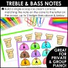 Treble & Bass Clef Note Naming Valentine Music BOOM™ Cards for Piano ...