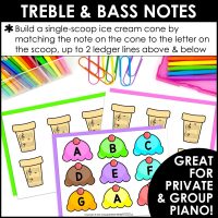 Treble & Bass Clef Note Naming Valentine Music BOOM™ Cards for Piano ...